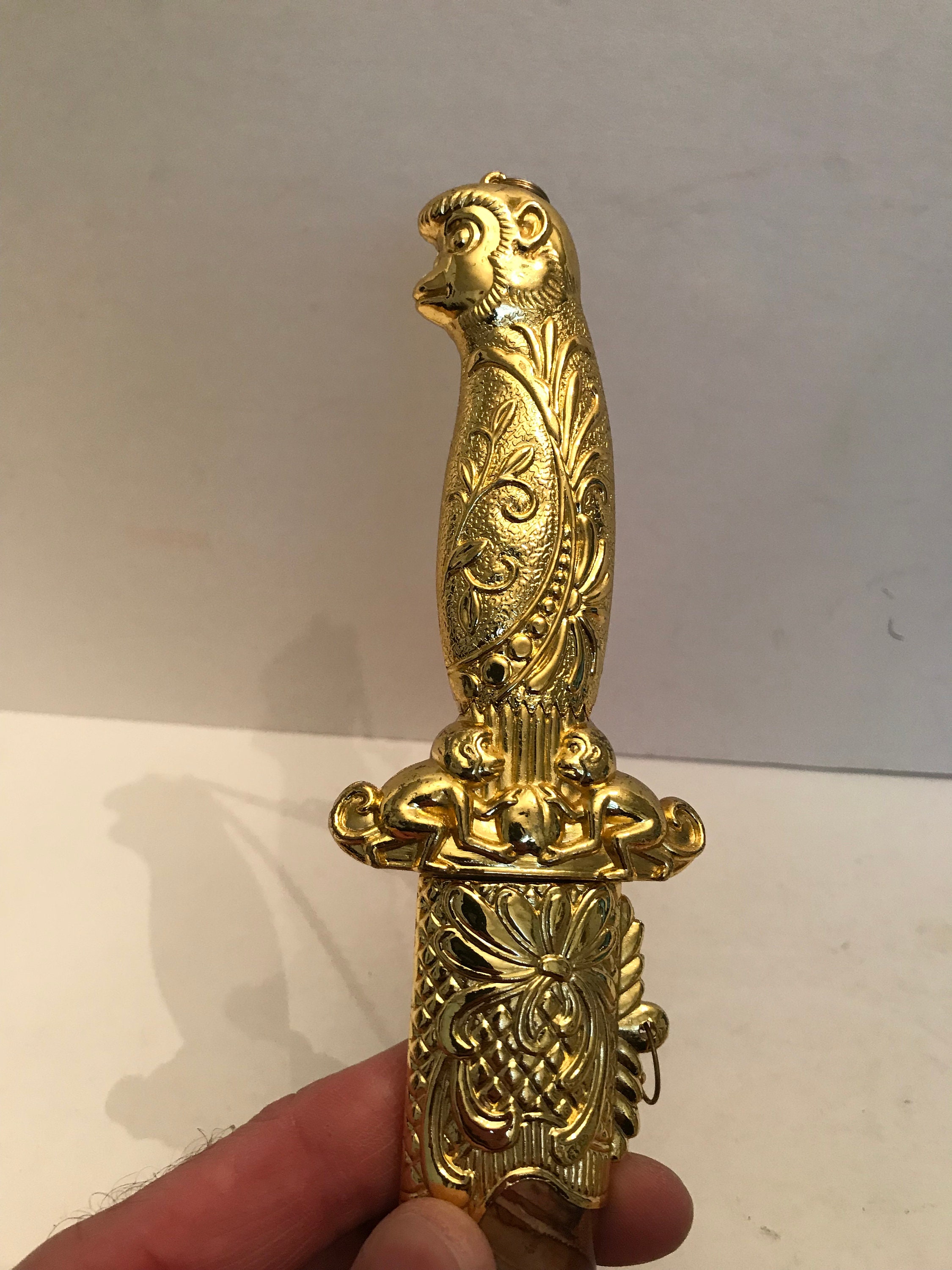 Vintage Large Tibet Style Hanging Knife With Sheath - Etsy