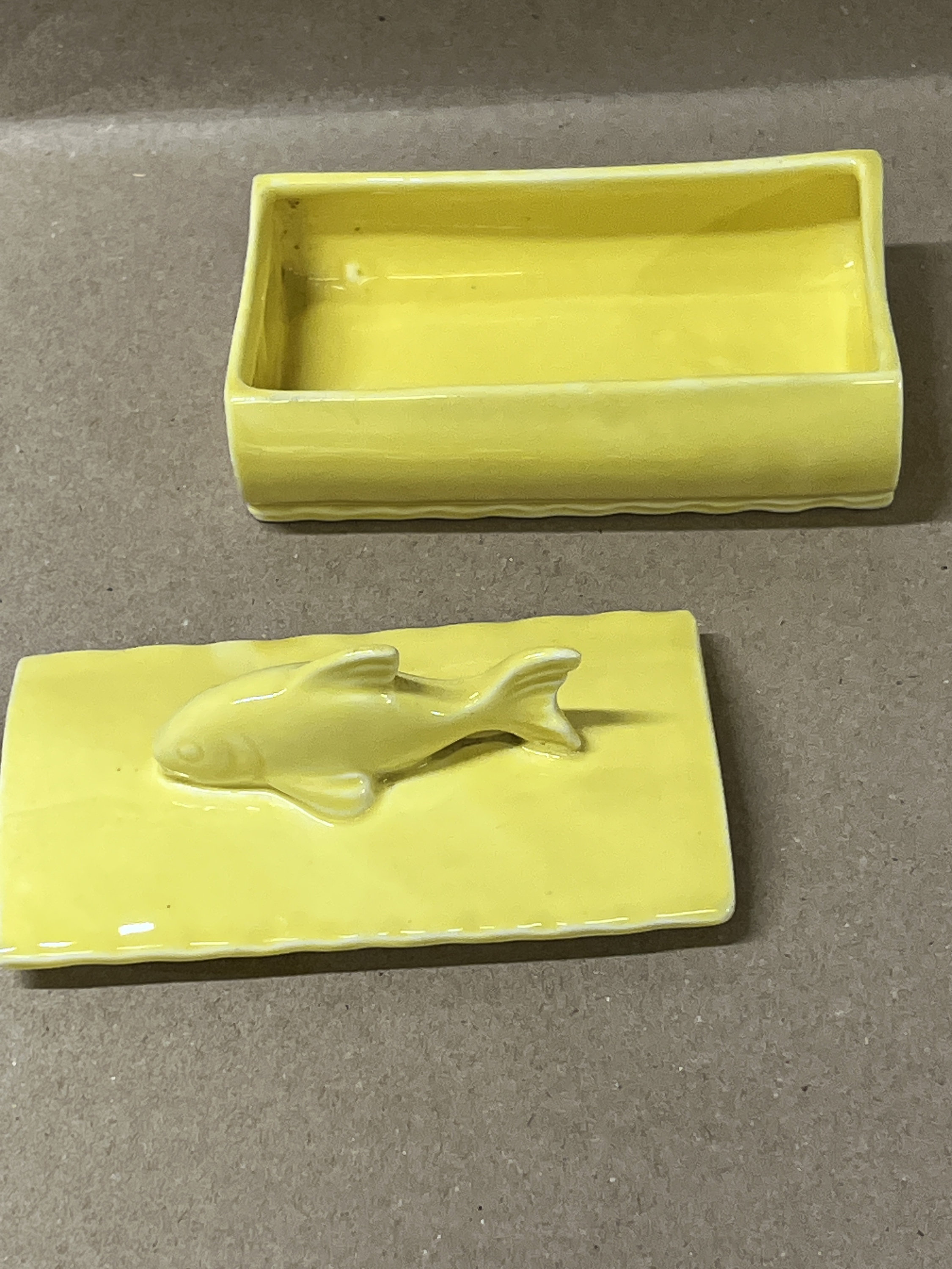 Vintage Ceramic Fish Trinket Box: 1950s Italian Dime Store Decor - Etsy
