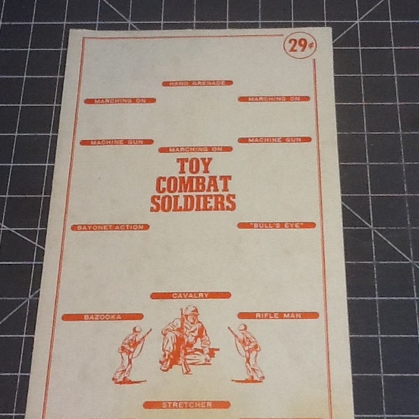 Toy Soldier Display - Etsy