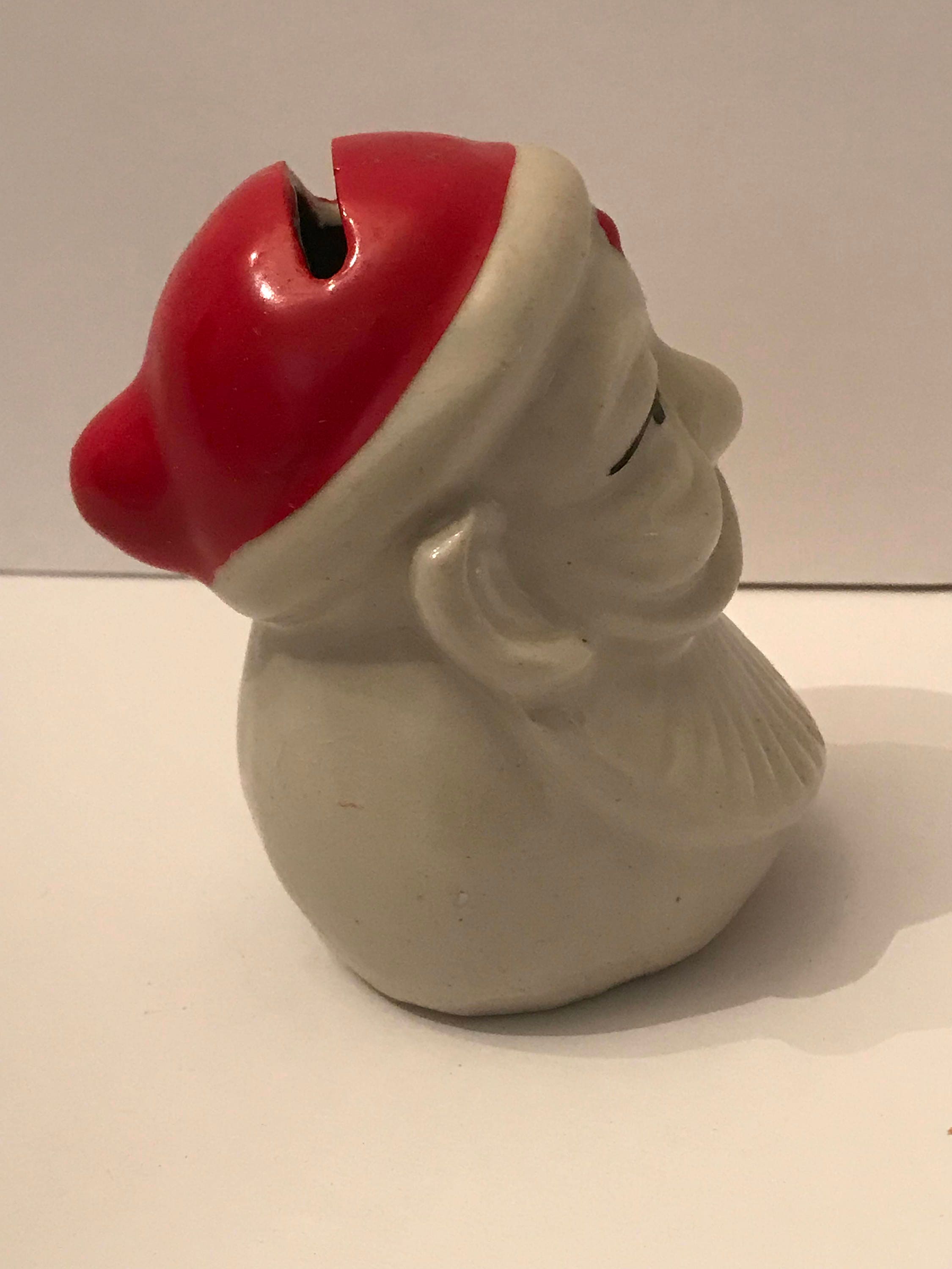Vintage Ceramic Santa Clause Bank Hand Painted Nos - Etsy UK