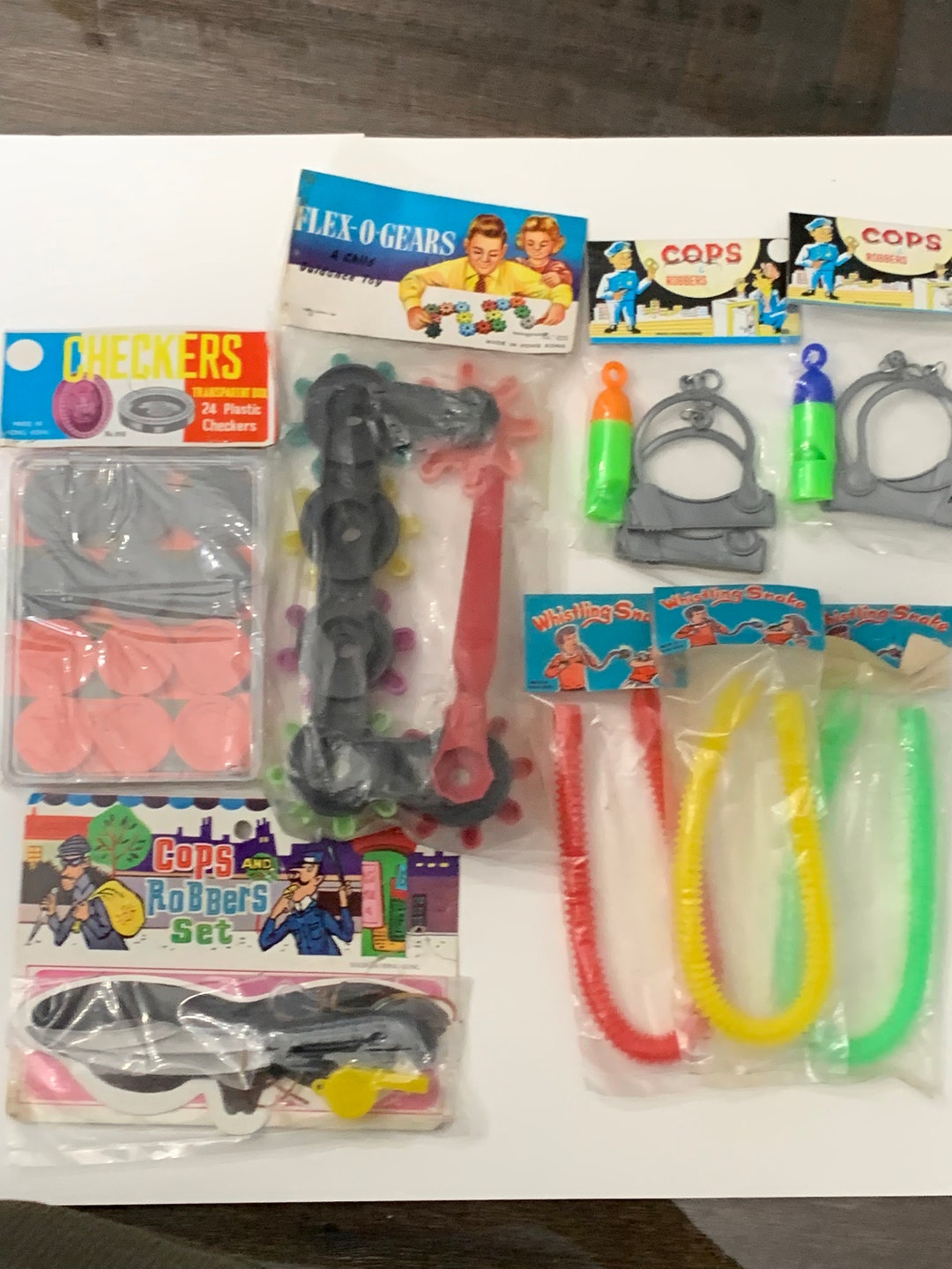 Vintage Dime Store Toy Lot 8 Pcs. Including Flex-o-gears. - Etsy