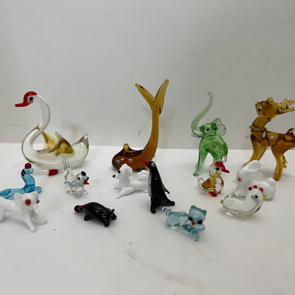 Blown Glass Animals - Shop Online - Etsy