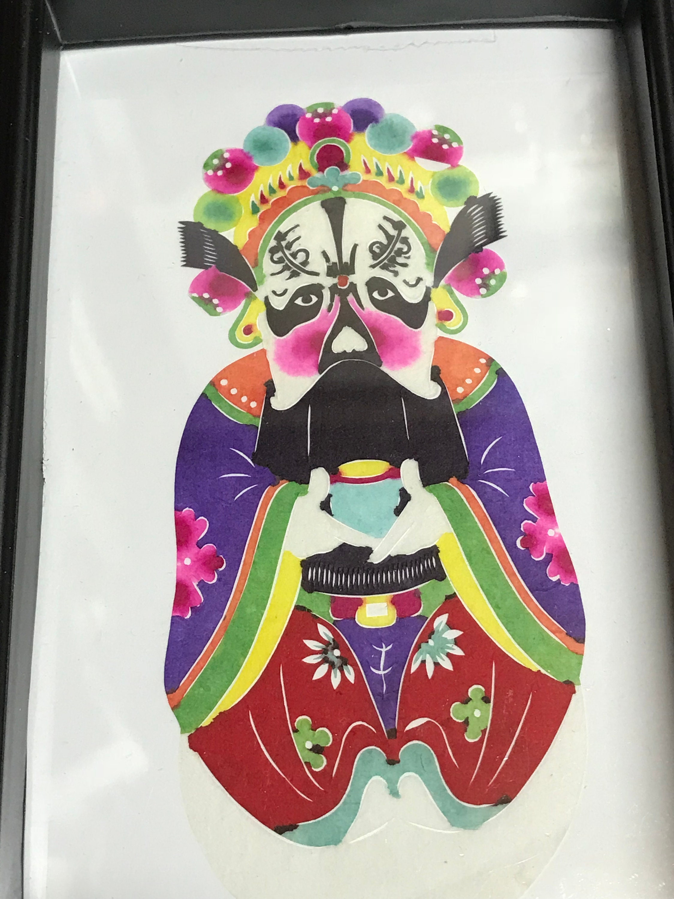 Vintage Handcrafted Chinese Paper-cutouts Framed. - Etsy