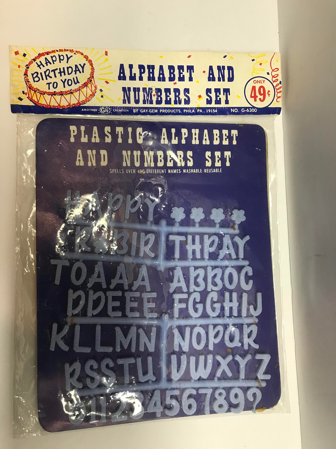 1960’s Alphabet Numbers Set for Cake Decorating. - Etsy