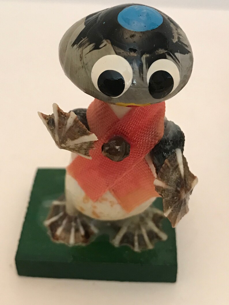 Vintage Set of 5 Handmade Japanese Shell Creatures Nos | Etsy