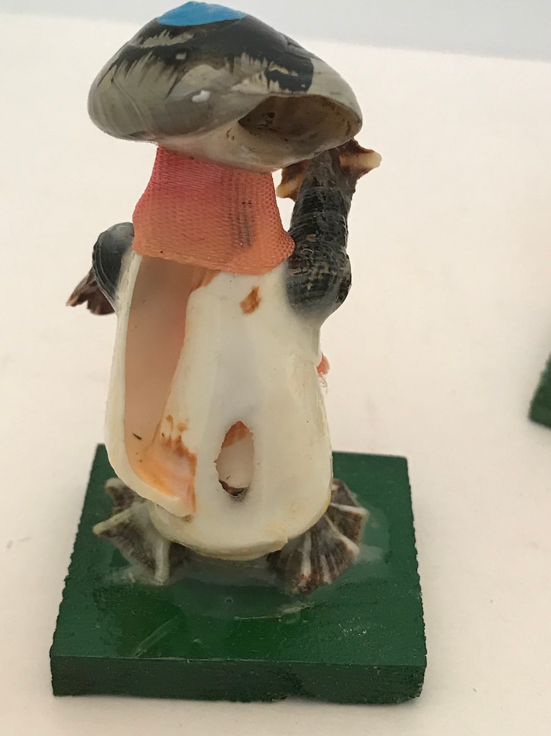 Vintage Set of 5 Handmade Japanese Shell Creatures Nos | Etsy