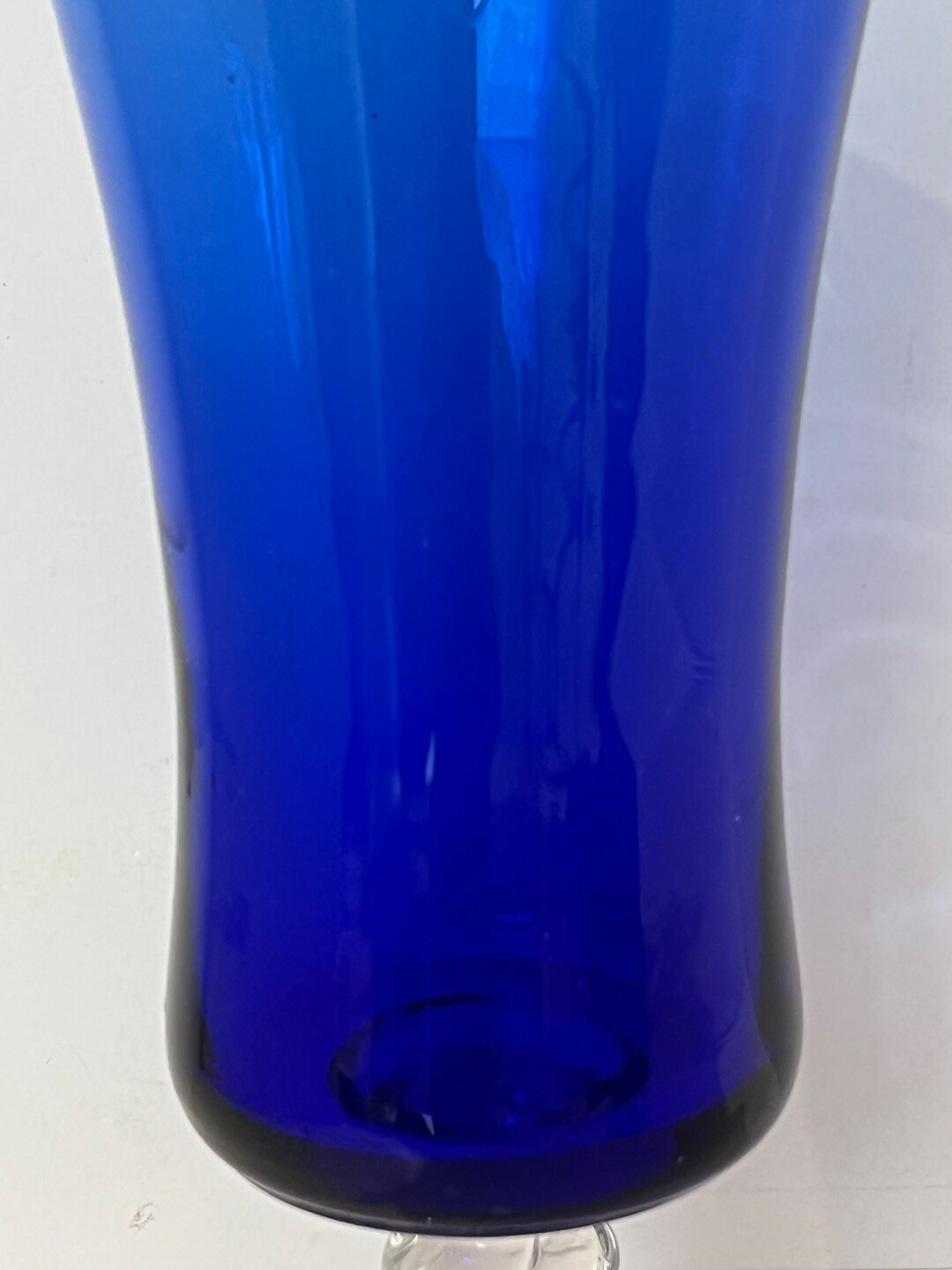 Vintage Balboa Hand Blown Dime Store Cobalt Blue Glass Vase Edward P ...