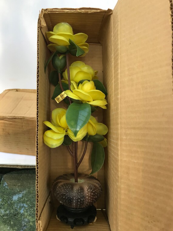 Vintage Dime Store Camellia Faux Flower /plant in Original Box | Etsy