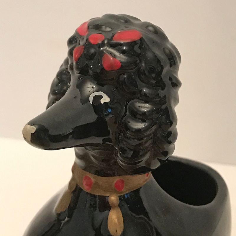 Vintage Planter Poodle - Etsy