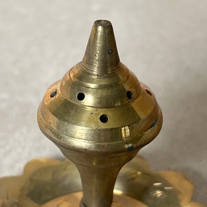 Vintage Dime Store Solid Brass Flower Base Incense Burner Tray. - Etsy