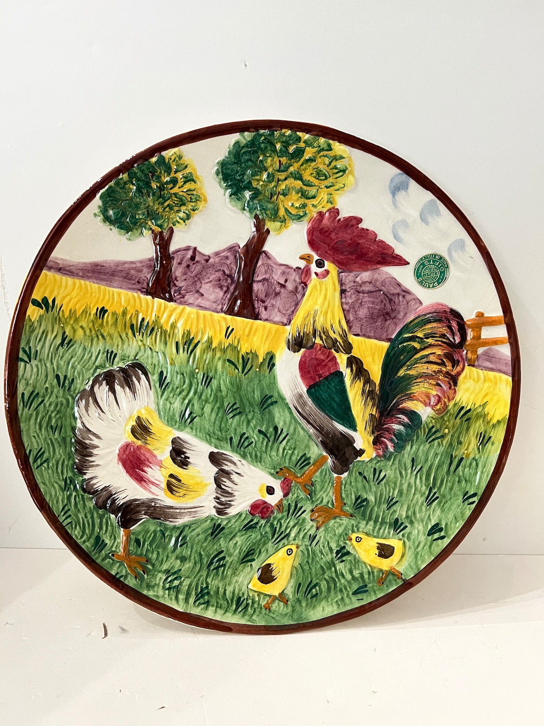 Vintage Ceramic Dime Store Adorable Hand Painted Country Kitchen ...