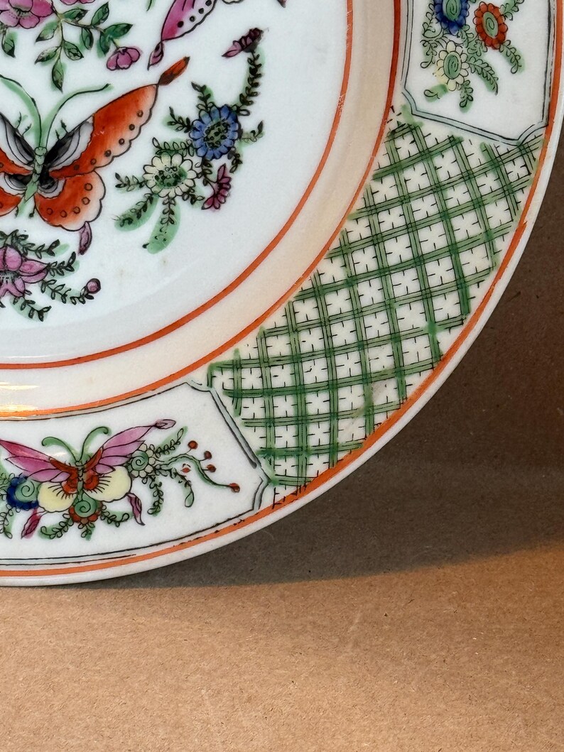 Vintage Dime Store Large Hand Painted Asian Porcelain Colorful ...