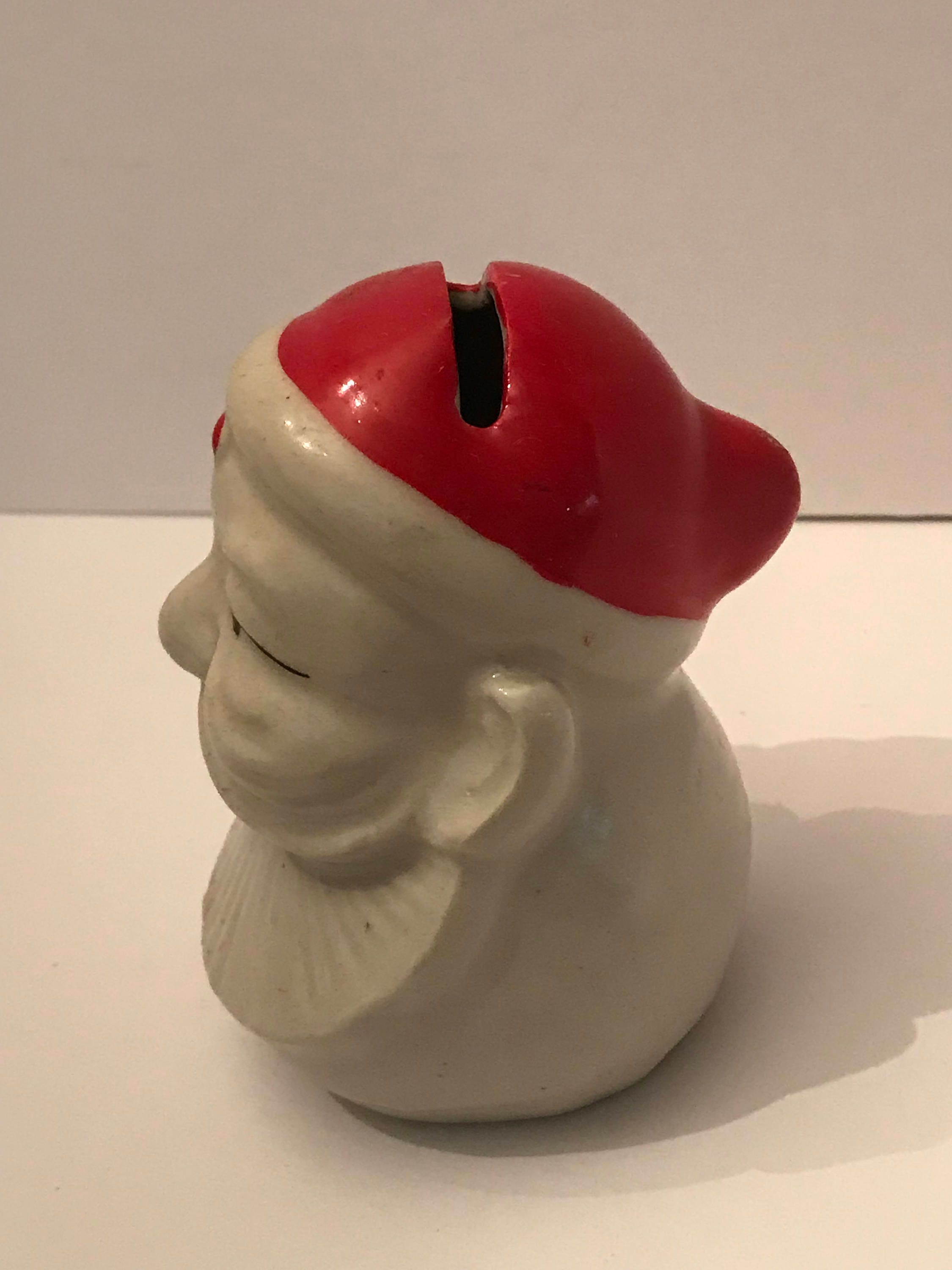 Vintage Ceramic Santa Clause Bank Hand Painted Nos | Etsy UK