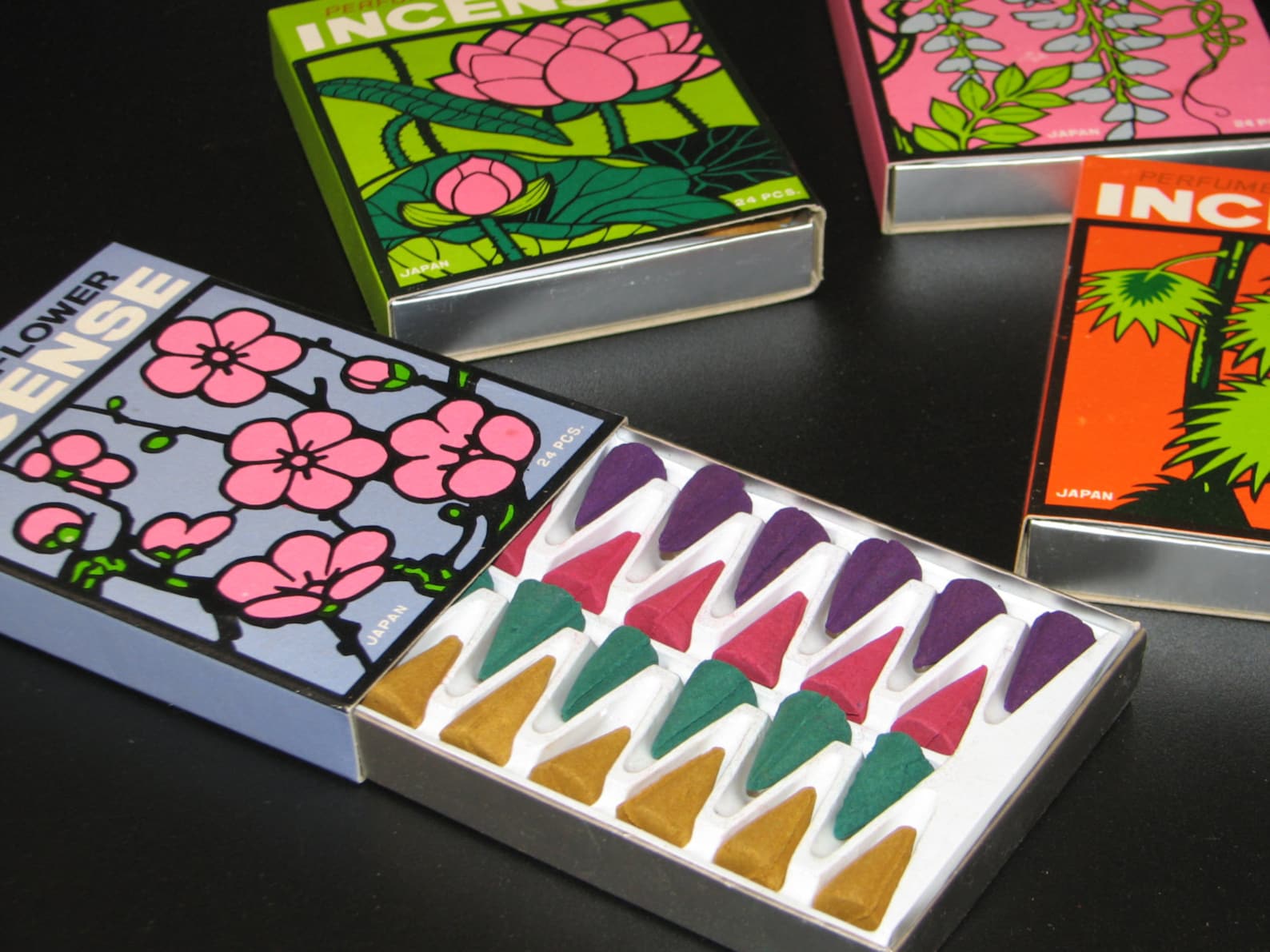 Vintage Perfume Flower Boxed Incense Cones NOS 1960's | Etsy