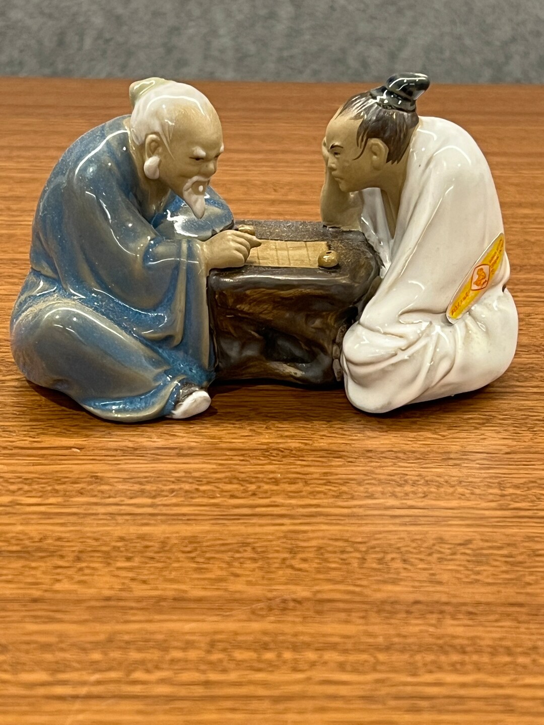 Vintage Dime Store Mud Man Statue of Men Playing Chess/ Marjon. - Etsy