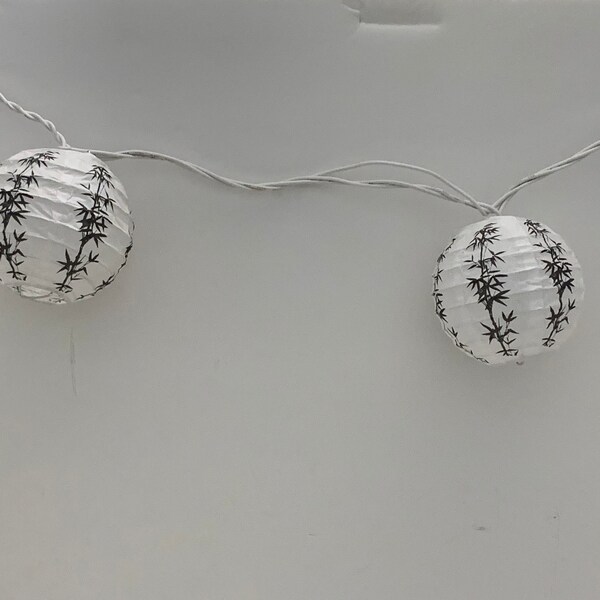Bamboo Paper Lantern - Etsy