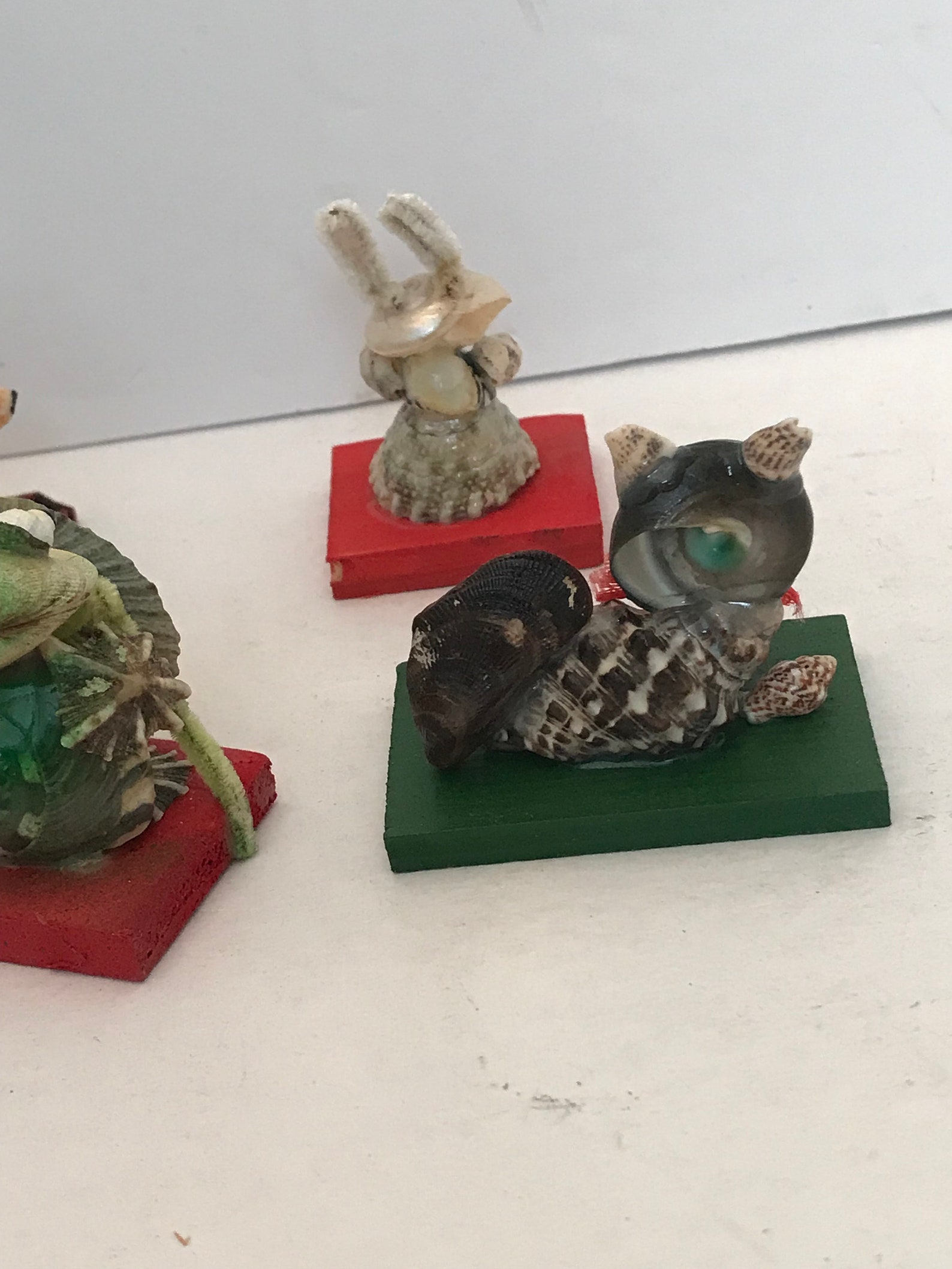 Vintage Set of 5 Handmade Japanese Shell Creatures Nos - Etsy