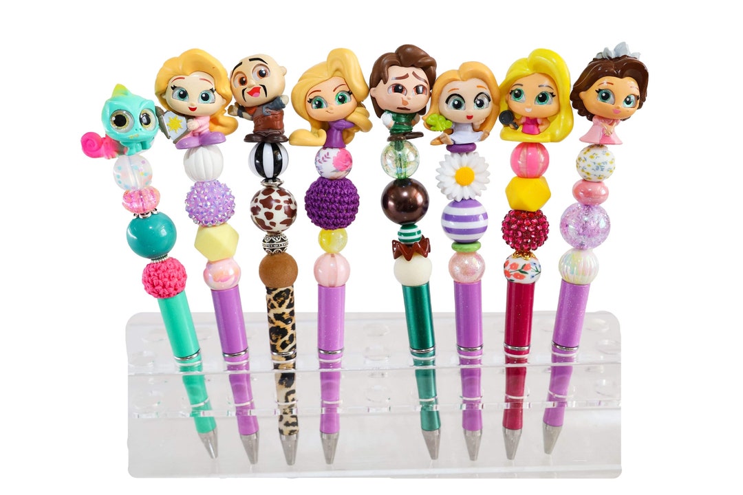 Tangled Inspired Autograph Pen, Beaded Ballpoint Pen With Disney ...