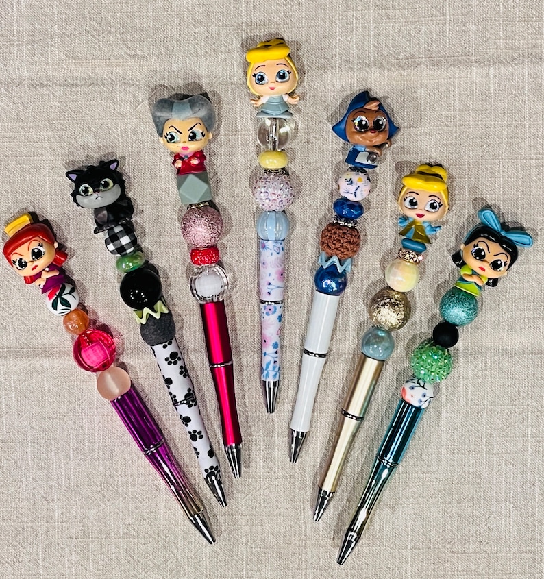 Disney Cinderella Inspired Autograph Pen, Beaded Ballpoint Pen With ...