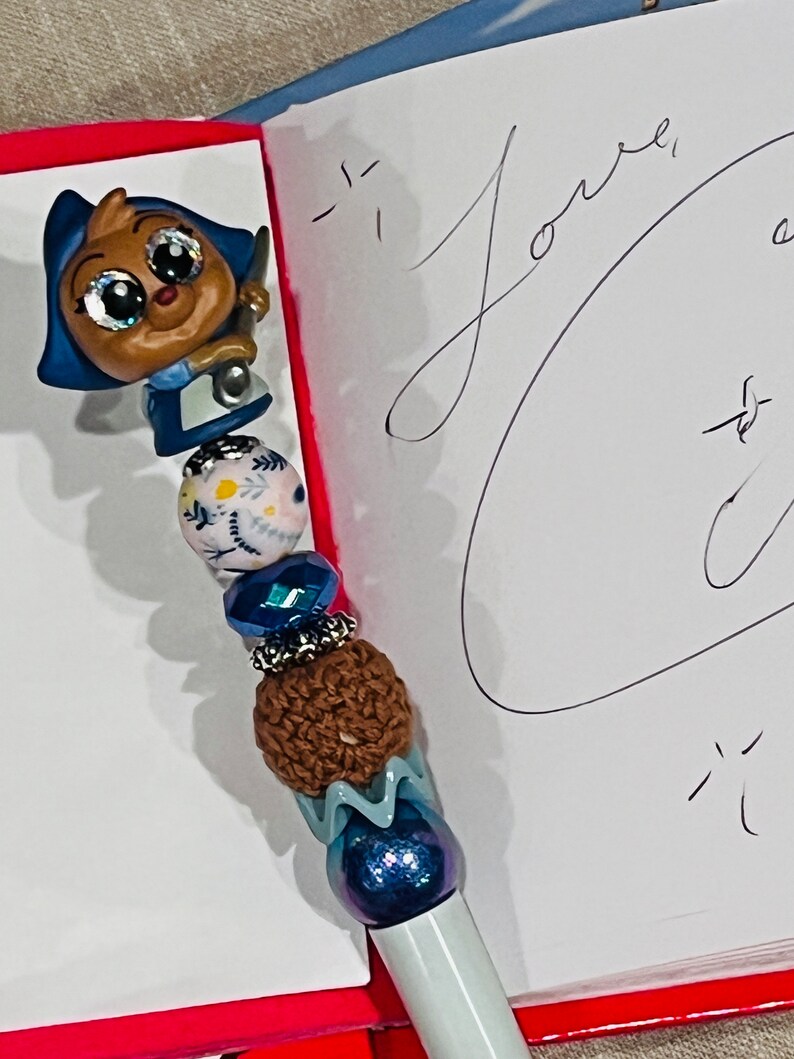Disney Cinderella Inspired Autograph Pen, Beaded Ballpoint Pen With ...