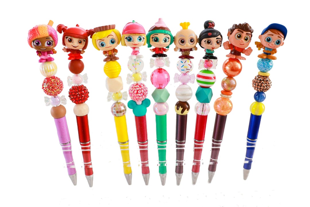 Disney Wreck-it-ralph Inspired Autograph Pen, Beaded Ballpoint Pen With ...