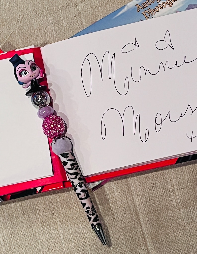 Disneys Emperors New Groove Inspired Autograph Pen, Beaded Ballpoint ...