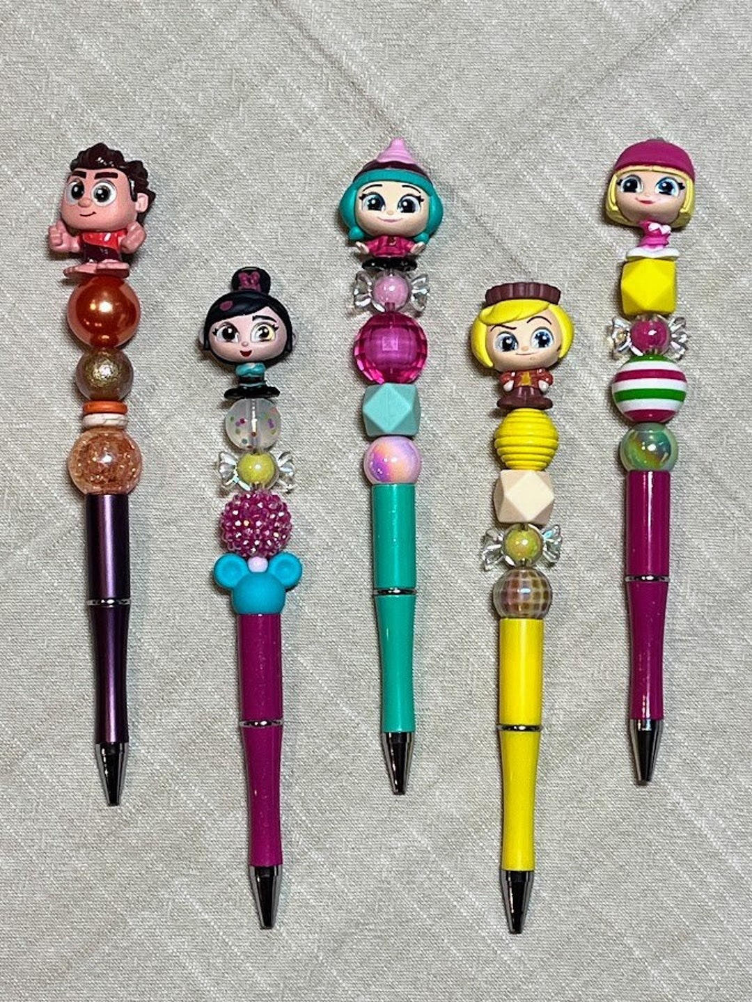 Disney Wreck-it-ralph Inspired Autograph Pen Beaded Ballpoint - Etsy