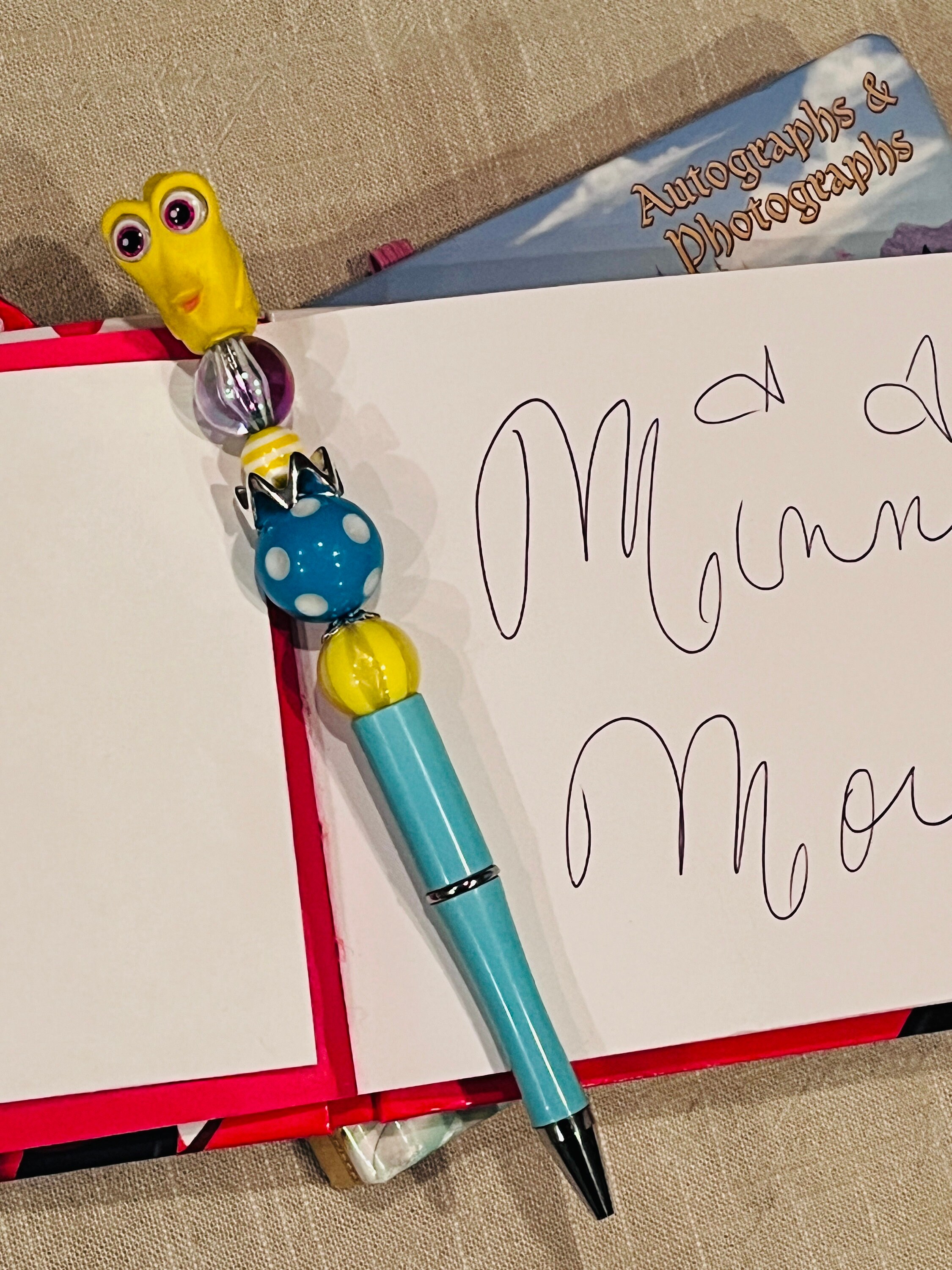 Disneys Finding Nemo Inspired Autograph Pen, Beaded Ballpoint Pen With ...