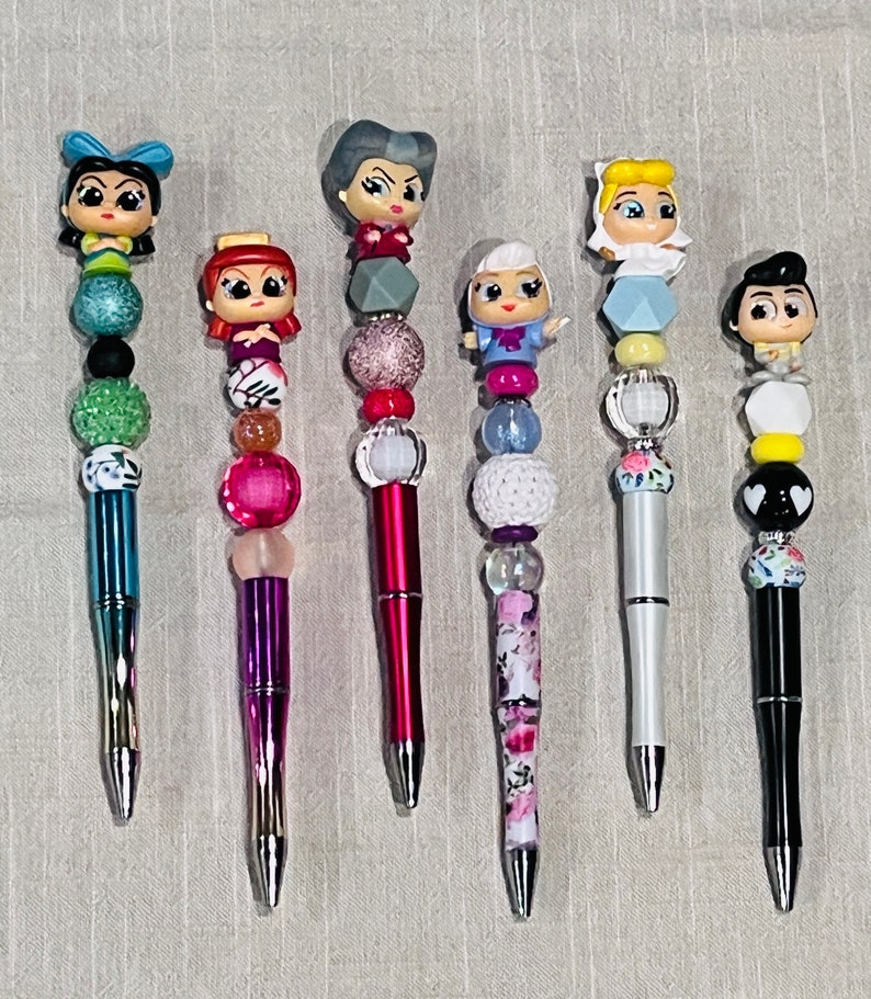 Disney Cinderella Inspired Autograph Pen, Beaded Ballpoint Pen With ...
