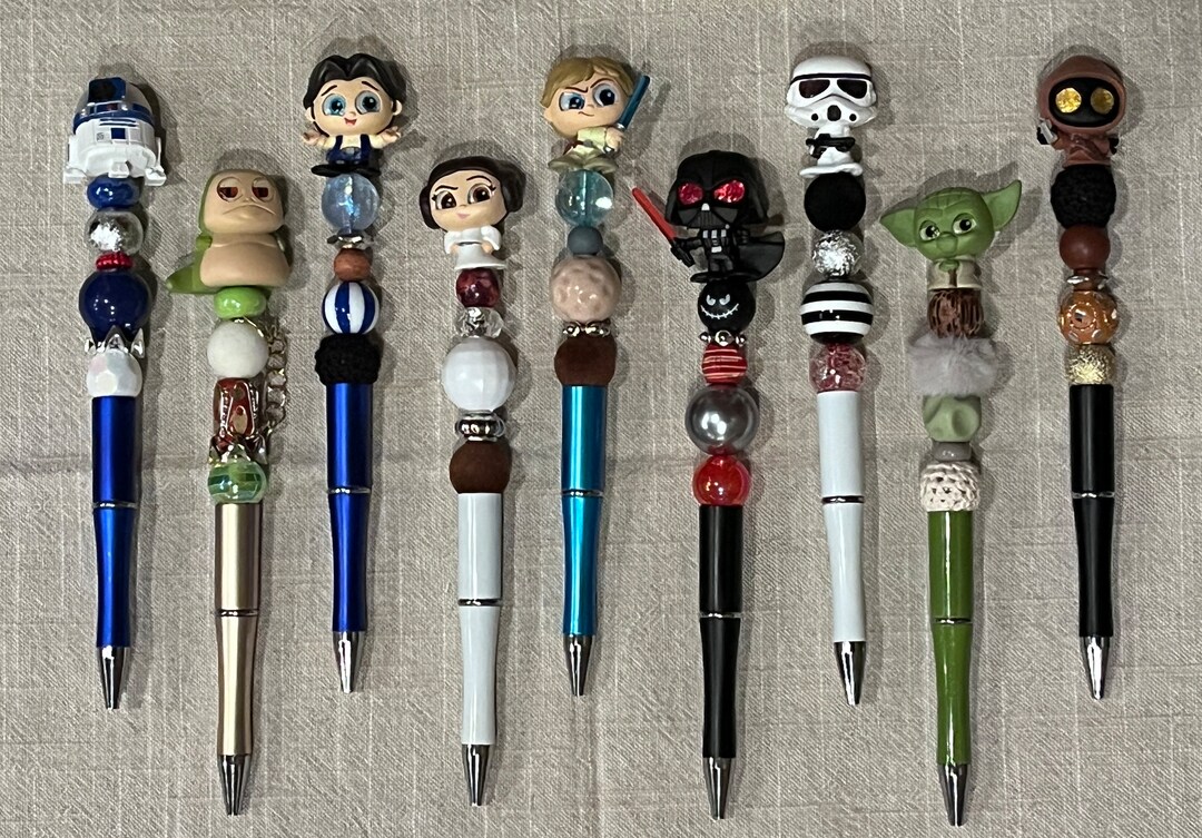 Disneys Star Wars Inspired Autograph Pen, Beaded Ballpoint Pen With ...