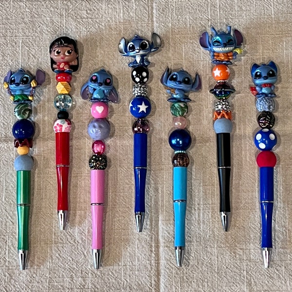 Stitch Beaded Ballpoint Pen - Etsy