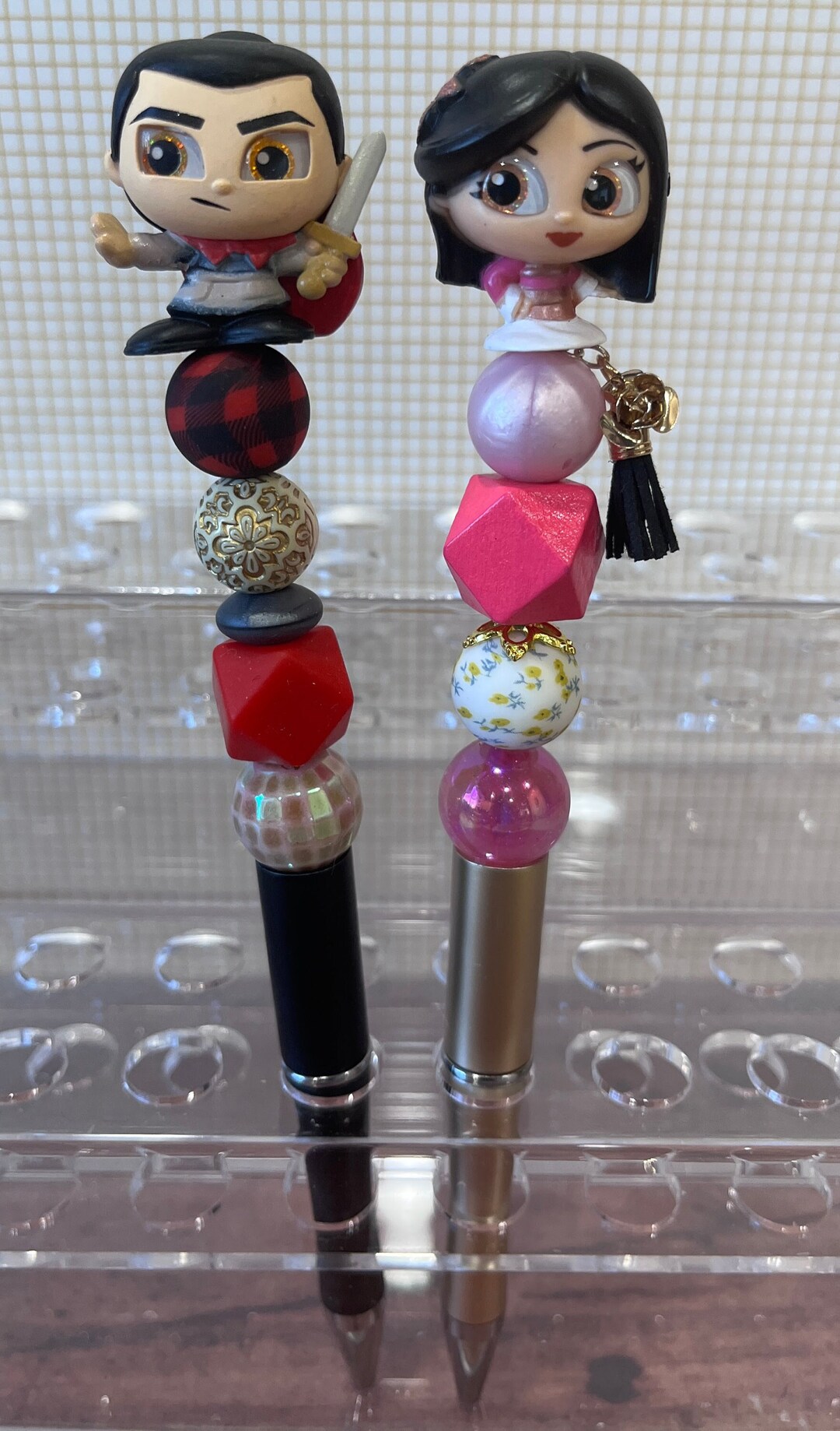 Disney Mulan Inspired Autograph Pen Beaded Ballpoint Pen With - Etsy