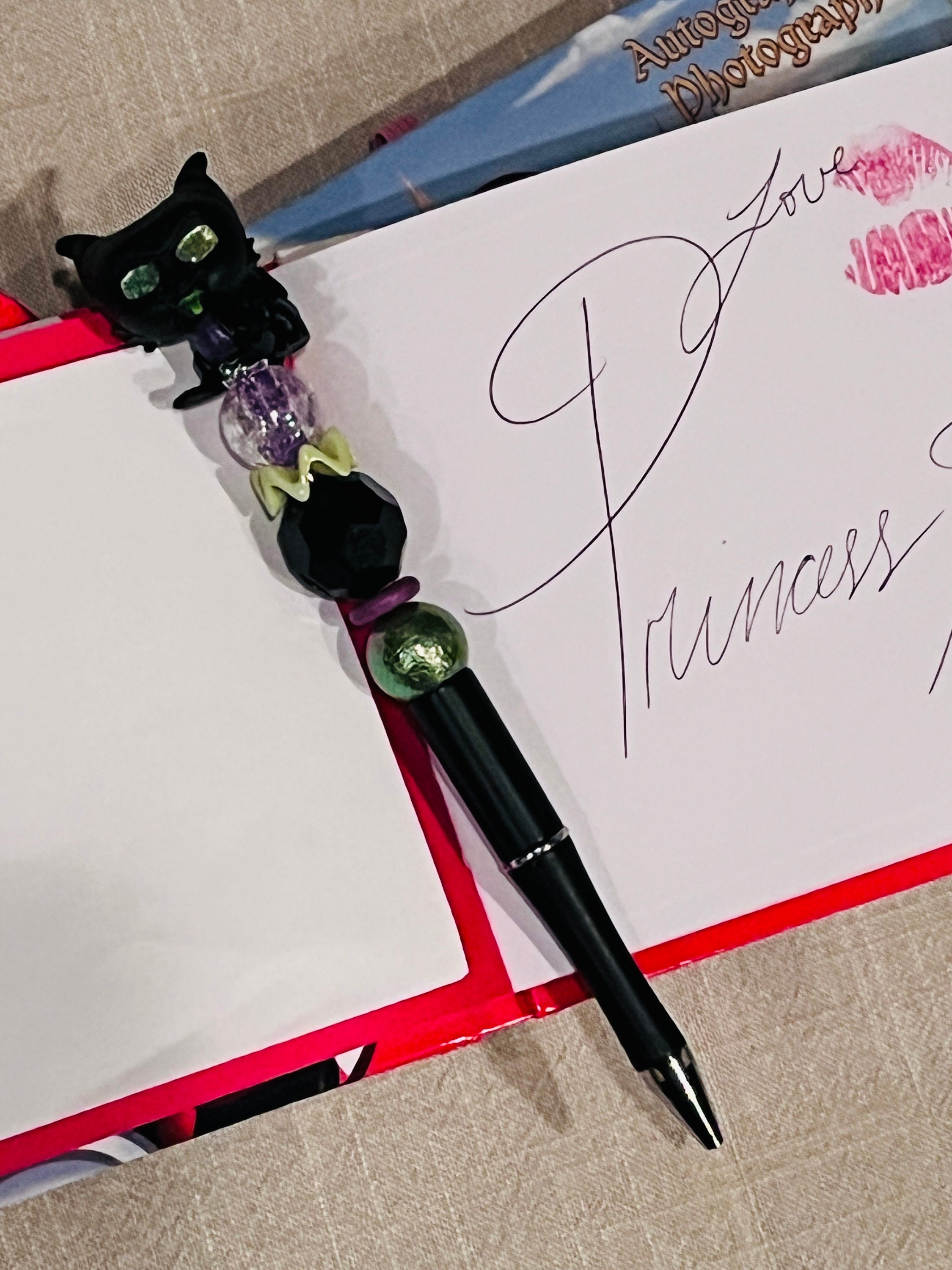 Disney's Sleeping Beauty Inspired Autograph Pen, Beaded Ballpoint Pen ...