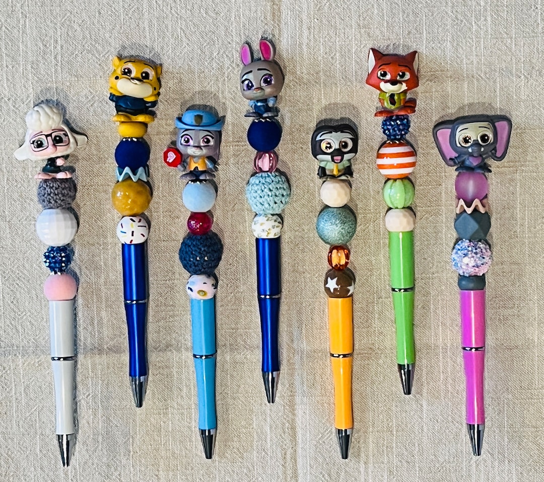 Disneys Zootopia Inspired Autograph Pen, Beaded Ballpoint Pen With ...