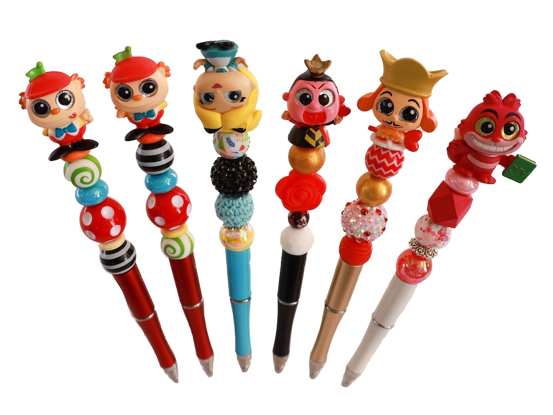 Disney Alice in Wonderland Inspired Autograph Pen, Beaded Ballpoint Pen ...