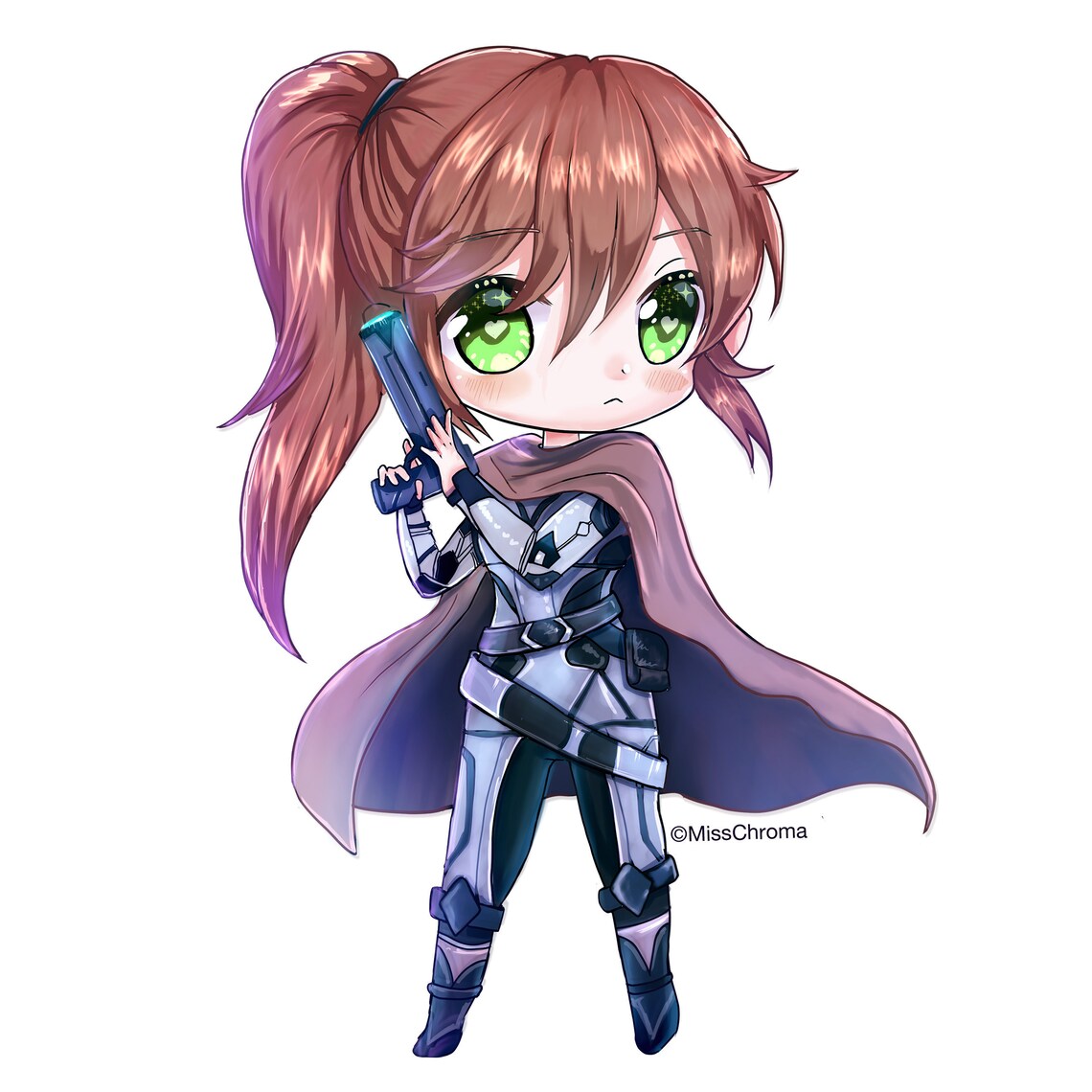 Custom Anime Portrait Chibi Commission Kawaii Fan Art Digital | Etsy