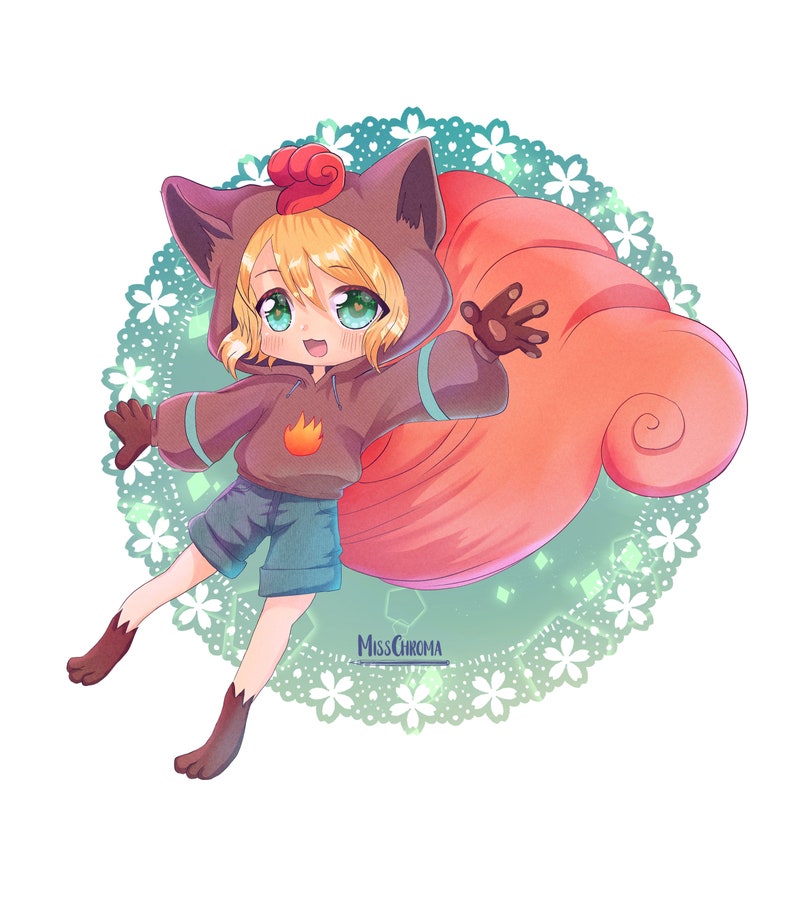 Custom Anime Portrait Chibi Commission Kawaii Fan Art Digital | Etsy