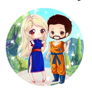 Family and Couples Portrait, CHIBI COMMISSION, 2characters, Baby or Pet ...