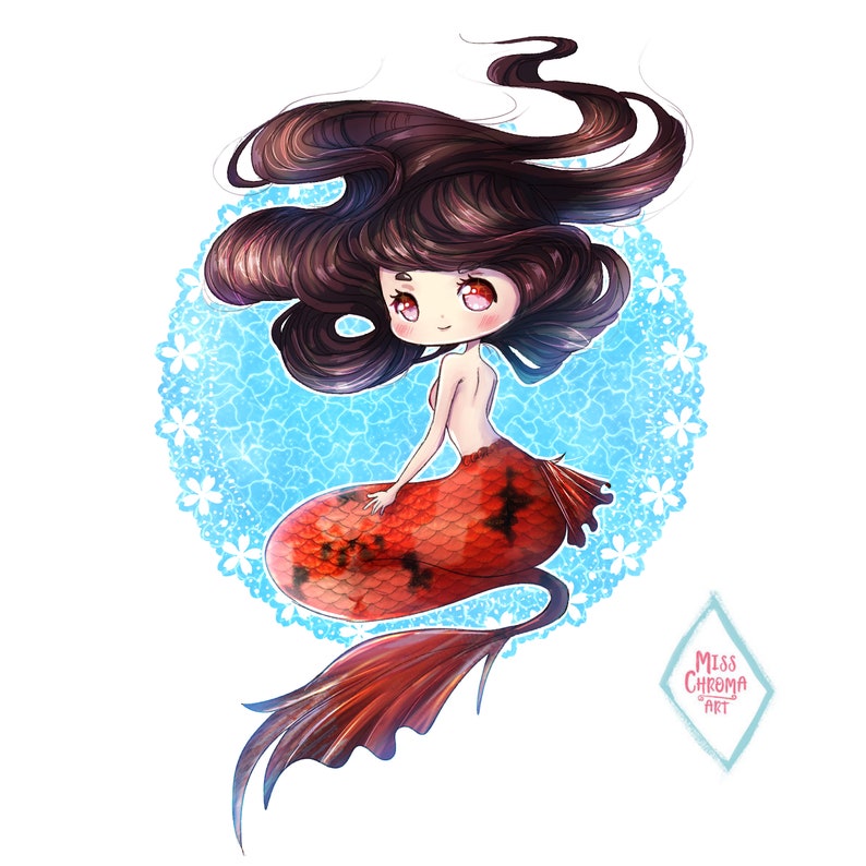 Custom Anime Portrait Chibi Commission Kawaii Fan Art Digital | Etsy