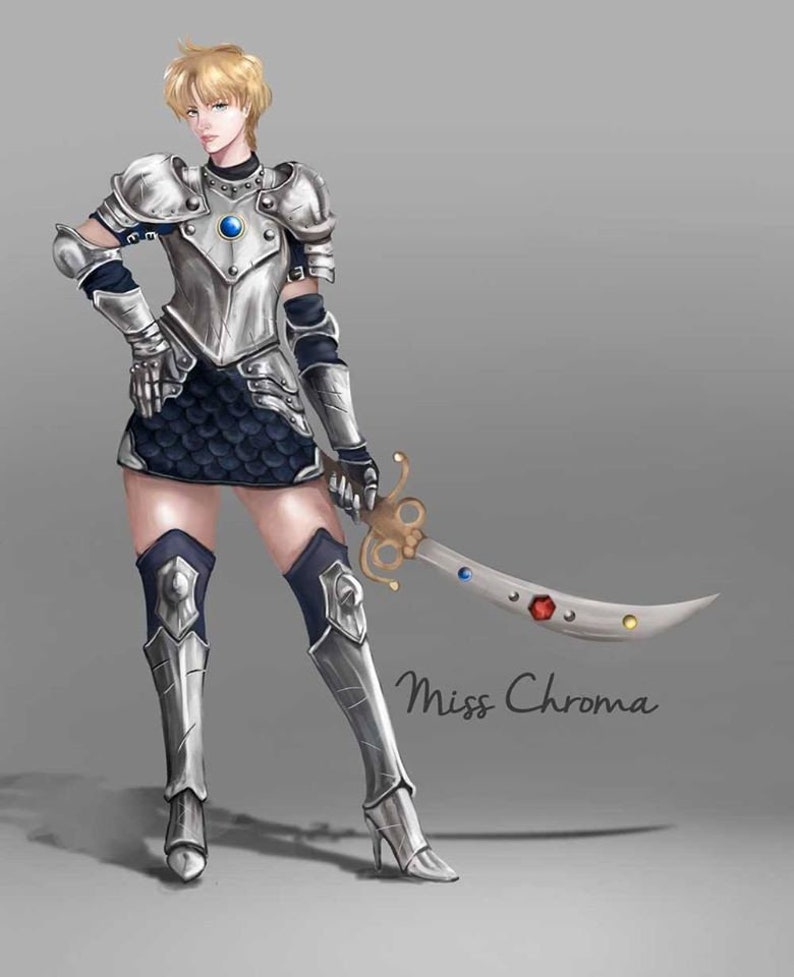 Commission Drawing Dnd Art Dungeons & Dragons Character | Etsy