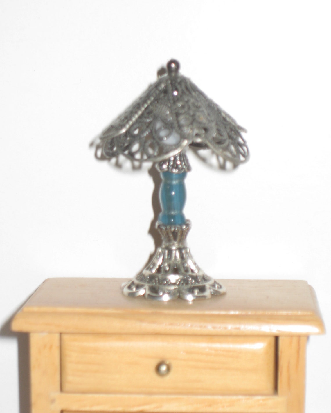 Miniature Lamp 1:12 Scale Artist Made Vintage Style Dollhouse - Etsy UK