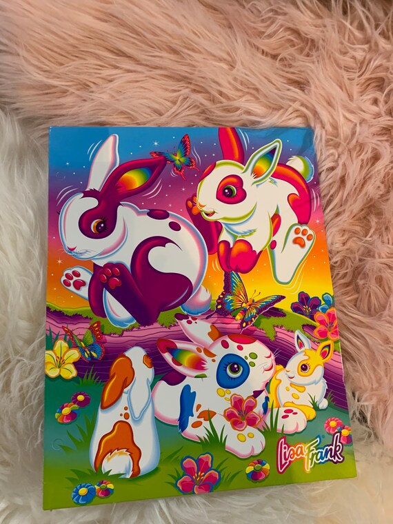 Rare Vintage 1990s Lisa Frank Fantastic World Bunny Fun Rabbit | Etsy