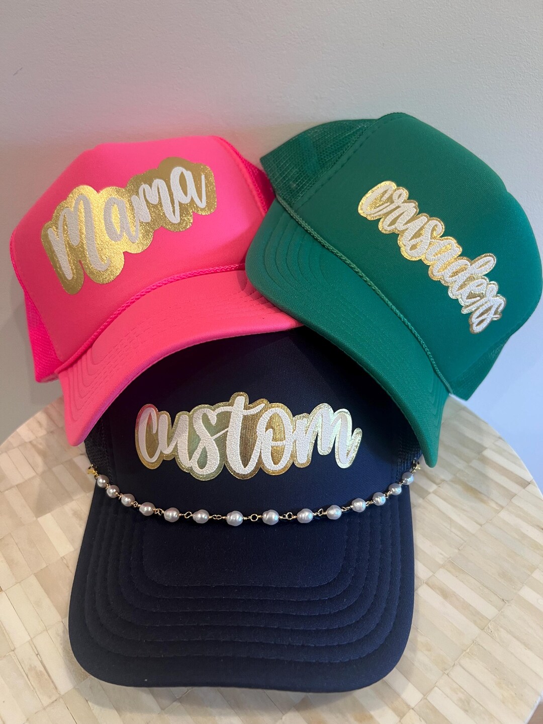 Custom PUFF Print Trucker Hat, Personalized Foam Hat, Custom Caps, 3D ...