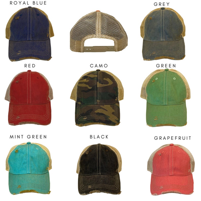 Tanned & Tipsy Distressed Trucker Hat Women's Baseball Hatpatch ...