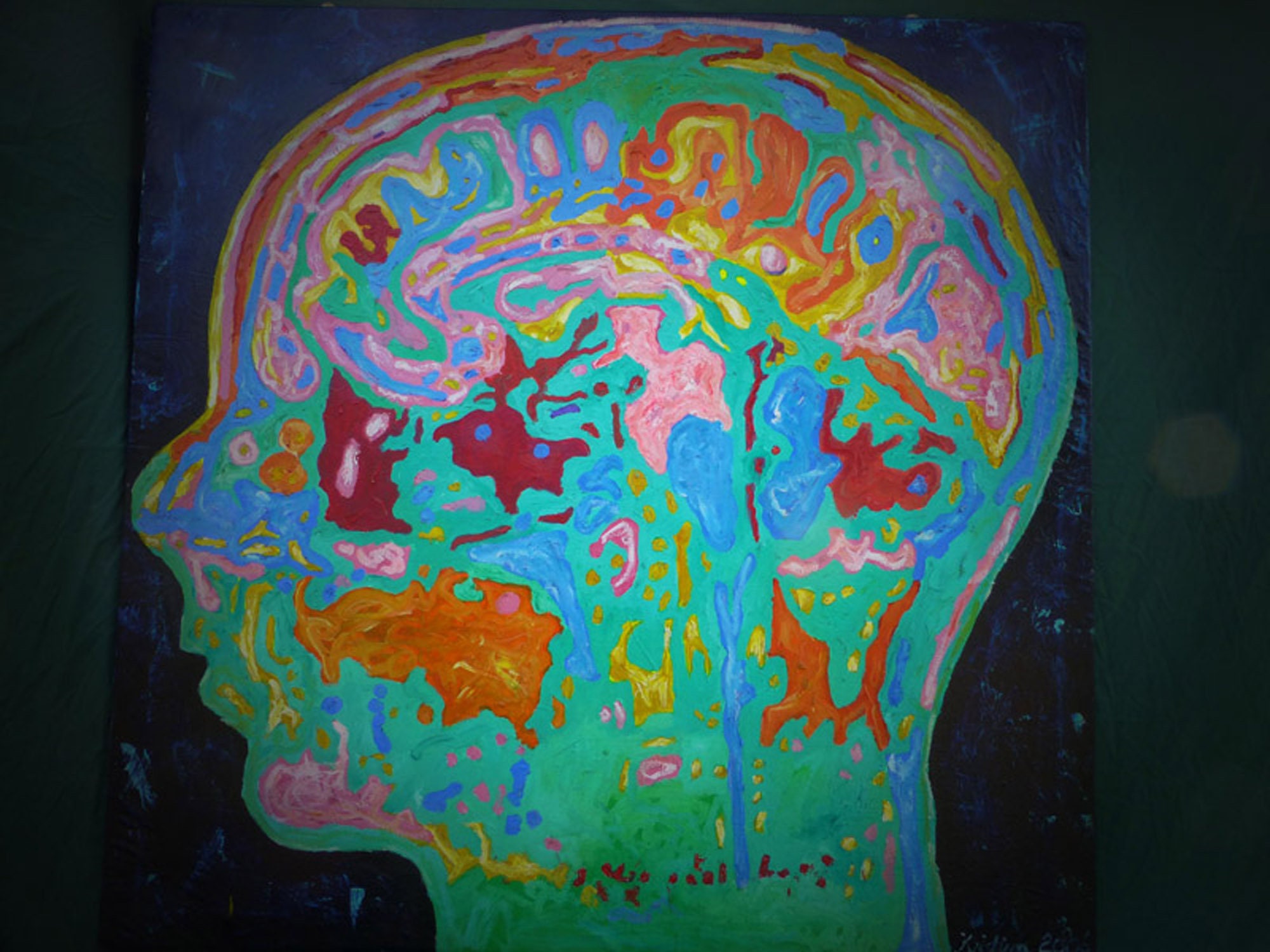 Psychedelic Brain Scan - Etsy