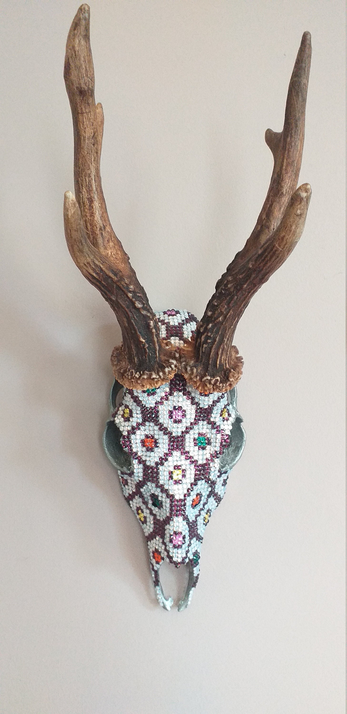 Native American Deer Skull Art