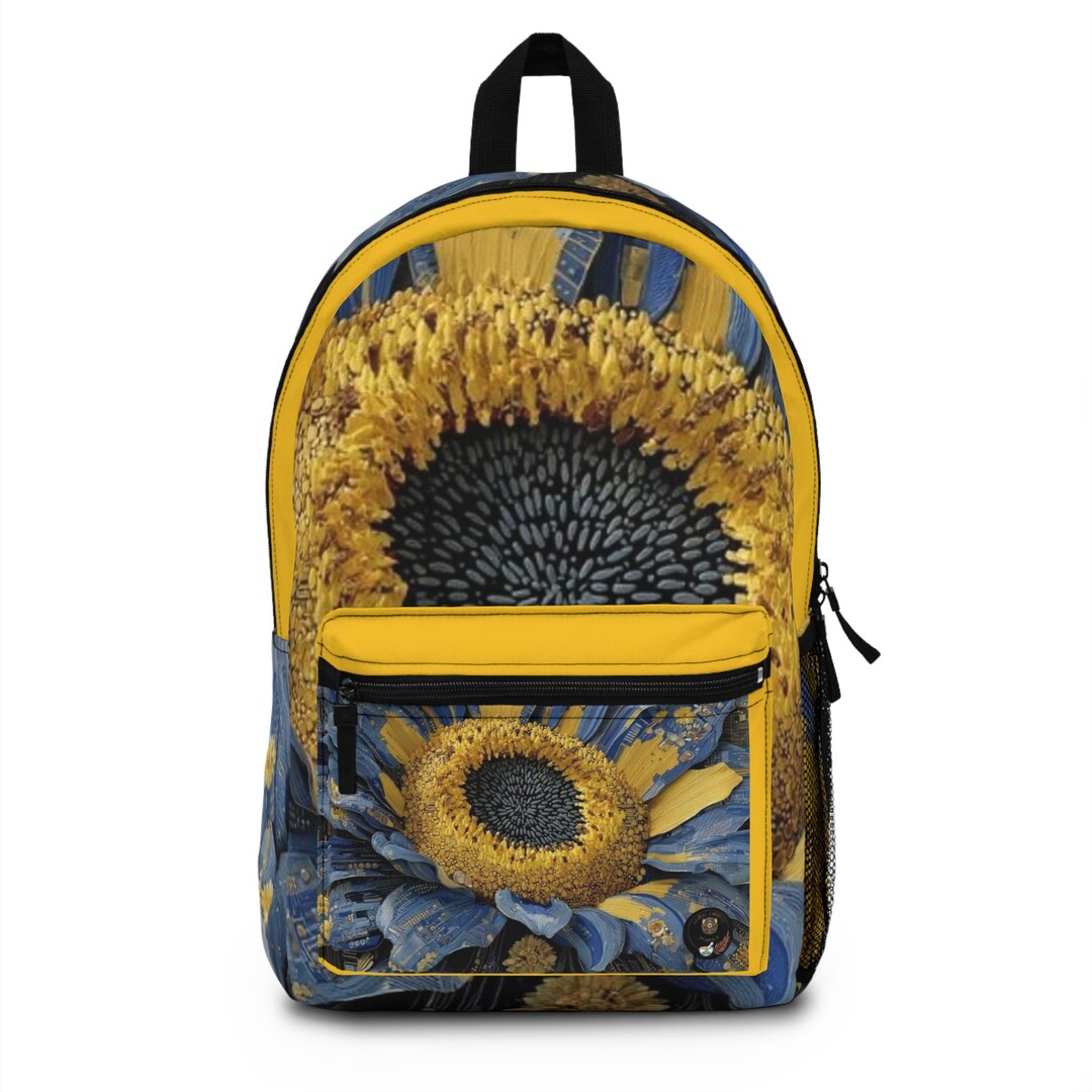 Blue Sunflower Tech-flow - Etsy