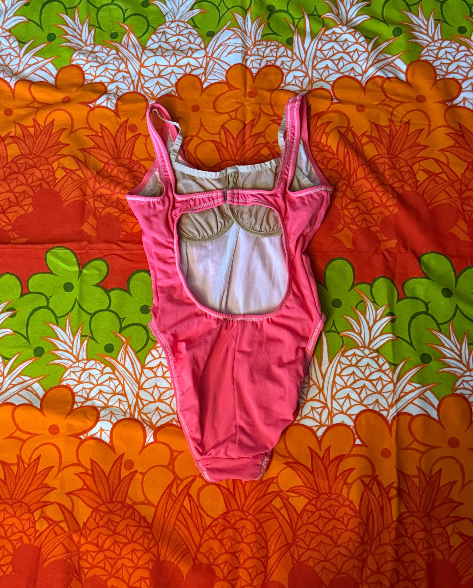 Vintage 90s Deadstock Victoria’s Secret Salmon Pink One Piece High Leg ...