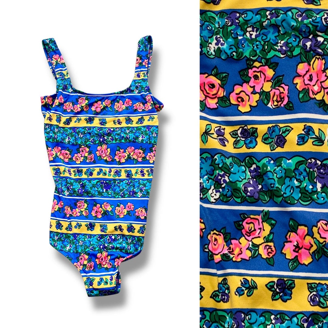 Vintage Deadstock 90s TALBOTS Multi Colorful Floral Mosaic Print One ...