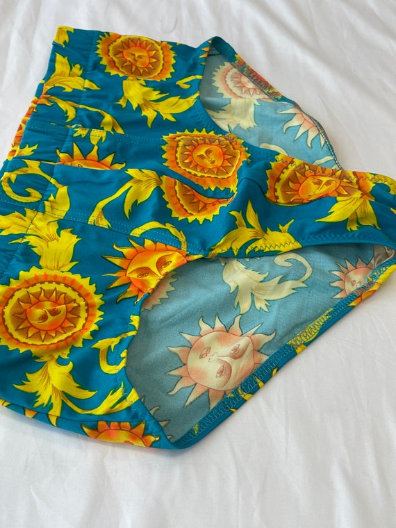 Vintage 90s 2000s Ritchie Swimwear Turquoise Blue Bri… - Gem